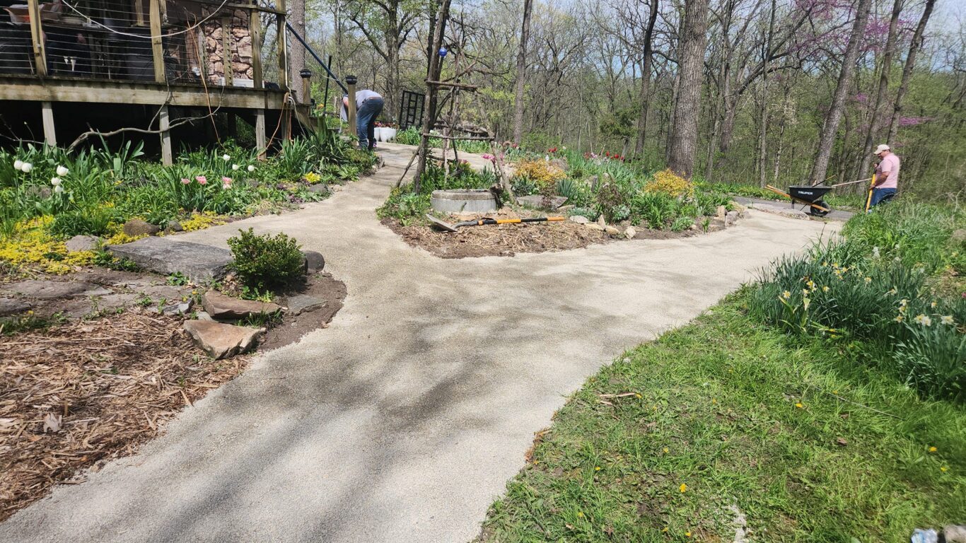 Gravel Walkway Complete for Client! - Bello Property Services